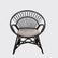 ROUND Rattan Lounge Chair | Black – Hemma Online Furniture Store Singapore